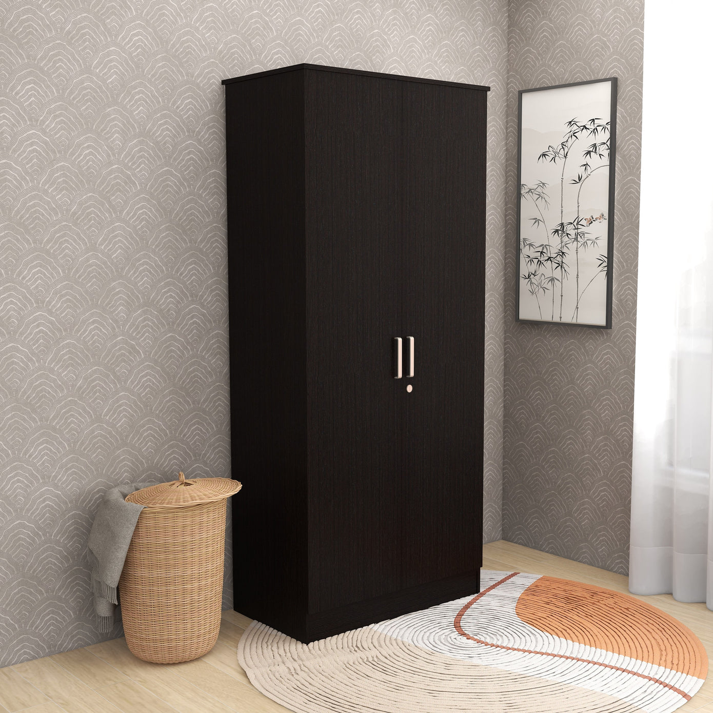 Julian 2 Door Wardrobe Wenge | DF2H – Direct Factory to Home